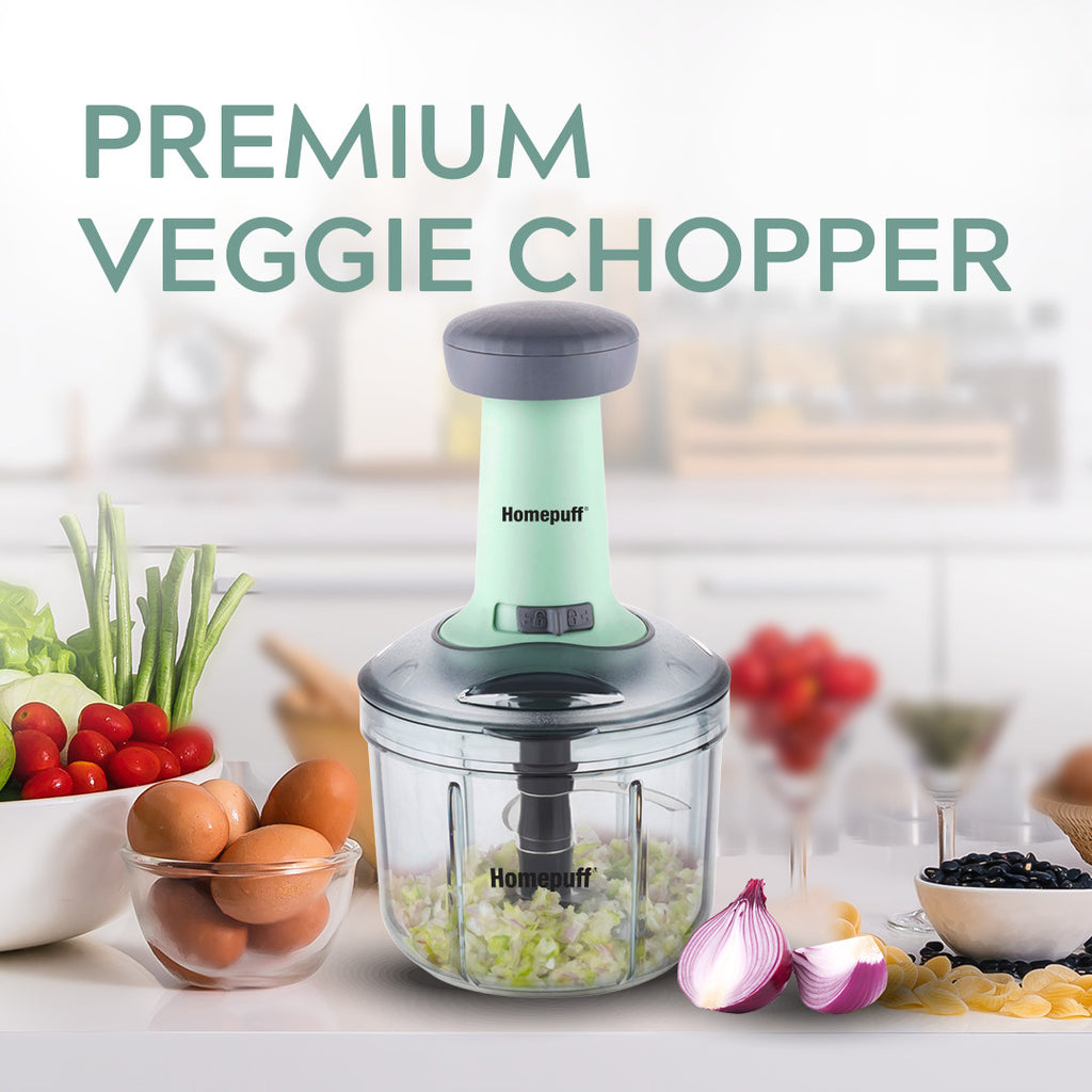 Hand Push Chopper 550 ML | 3 Blades Kitchen Chopper